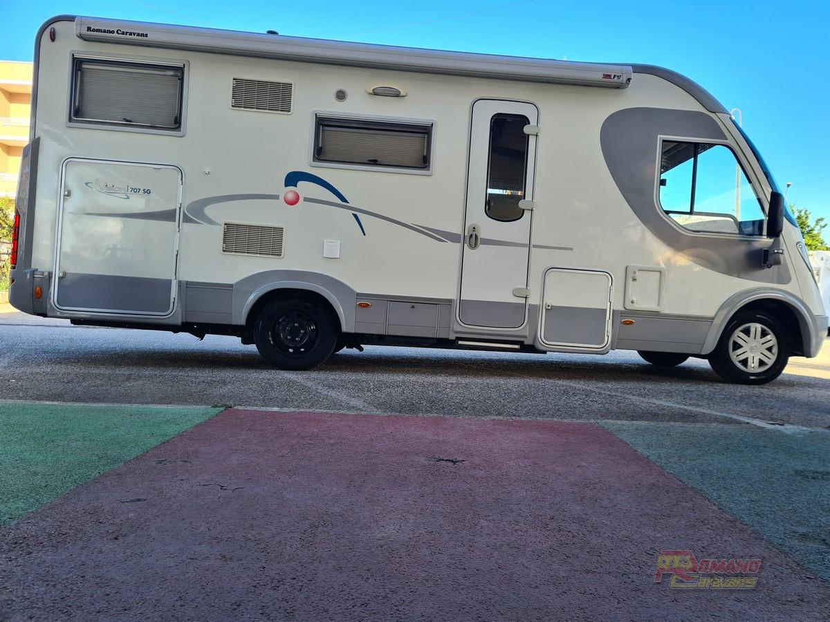 Camper Usato Motorhome Adria Vision 707 SG 2008 Romano Caravans Sant ...