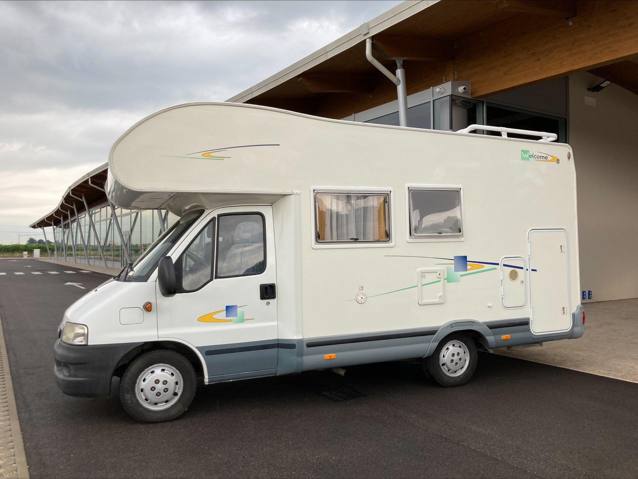 Camper Usato Mansardato Chausson WELCOME 8 2004 Guglielmi Autocaravan ...