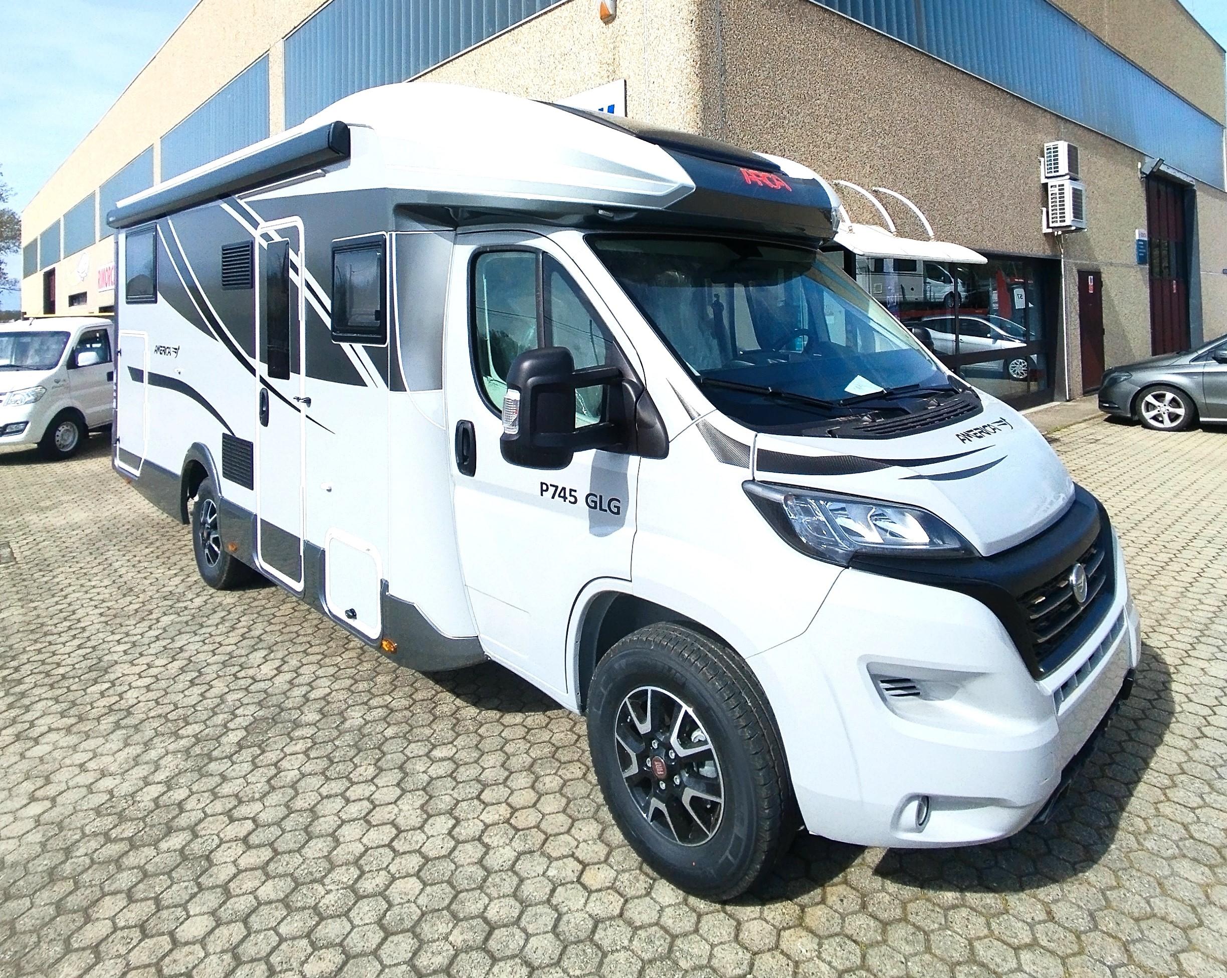 Camper Nuovo Semintegrale Arca AMERICA P745 GLG Coinova Silvano d'Orba ...