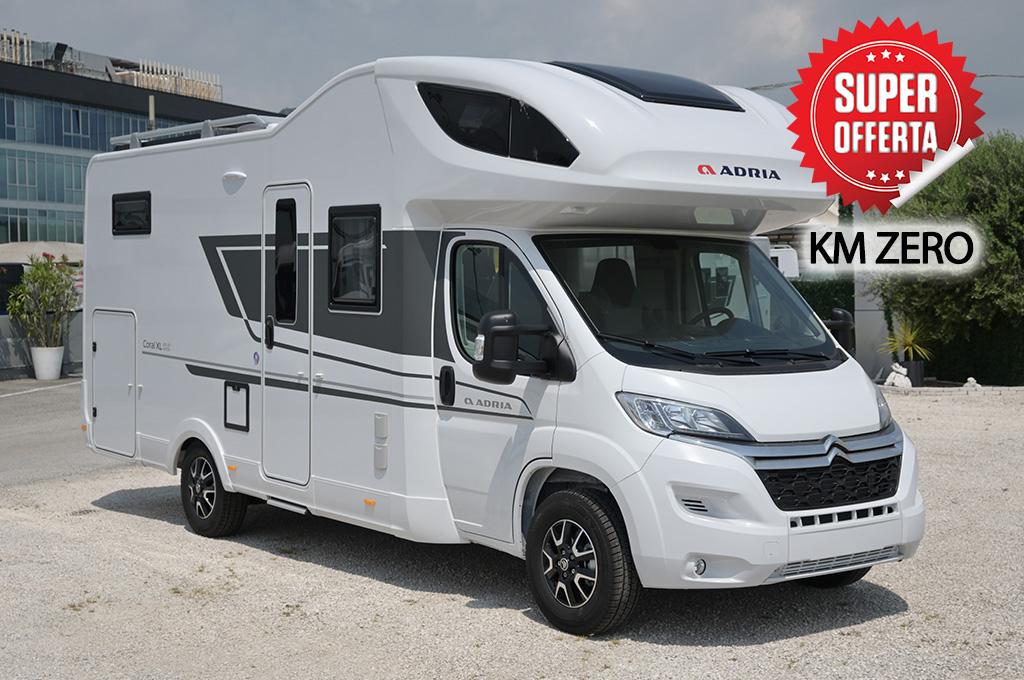 Camper Nuovo Mansardato Adria Coral XL Axess 650 SP OFFERTA KM 0 Linea 80 Campalto | CamperOnLine