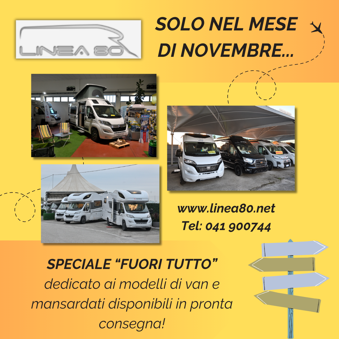 Cerca camper nuovi, usati e occasioni da concessionari. | CamperOnLine