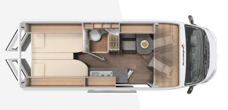 Scheda tecnica Van, furgonato Sunlight Cliff RT 640 Adventure Edition ...