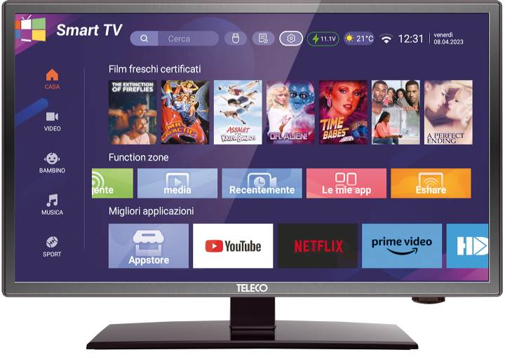 Sugli Smart TV Teleco TEK debutta Android TV 11 | CamperOnLine