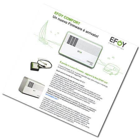 EFOY: disponibile da oggi un nuovo firmware per l'Efoy Comfort | CamperOnLine